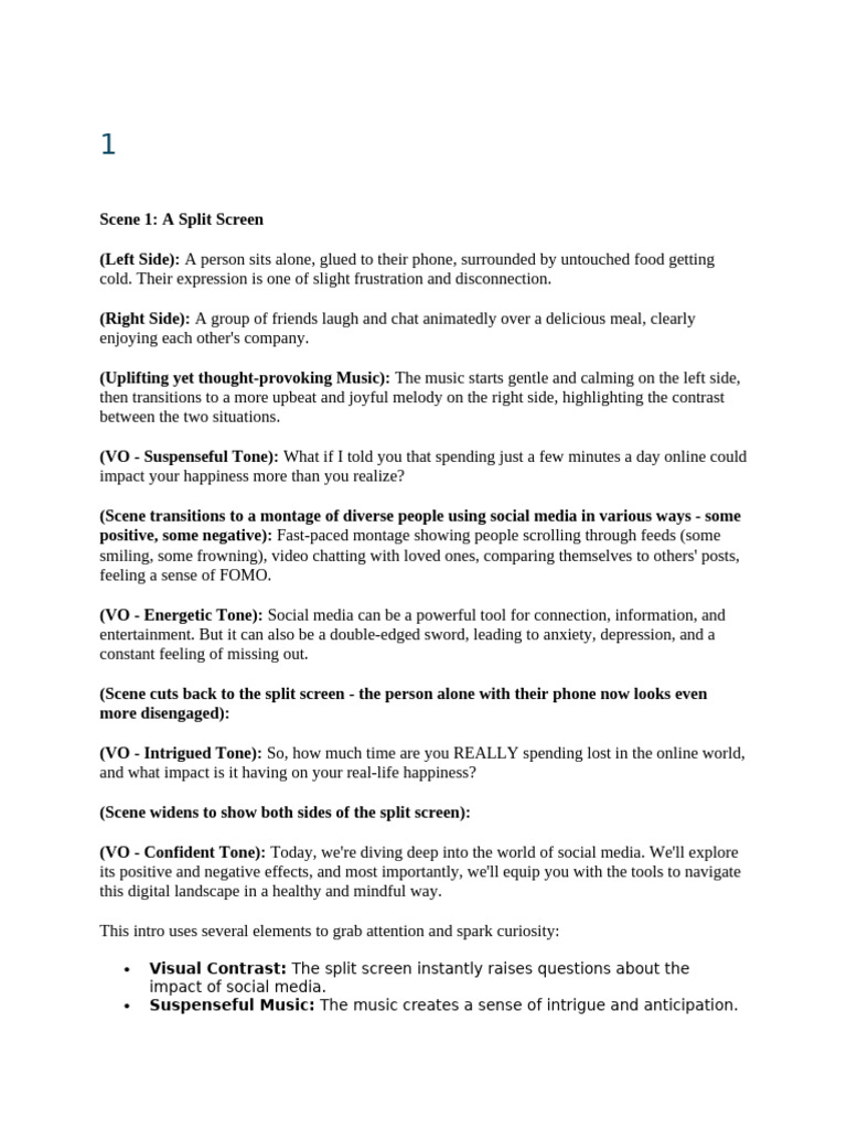 Final Socail Media Script Finallll | PDF