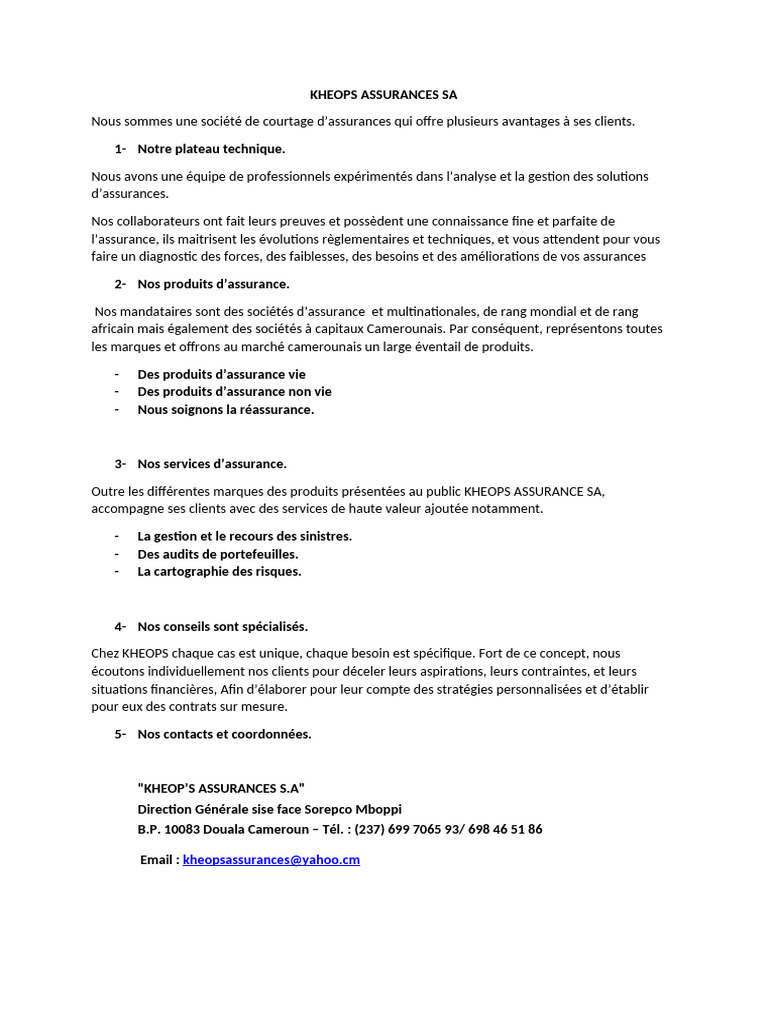 PRESENTATION DE KHEOPS | PDF