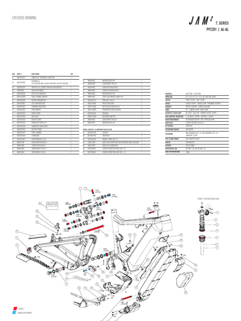 FOCUS MY22 Explo Website JAM2 7-SERIES PP2201 AL | PDF