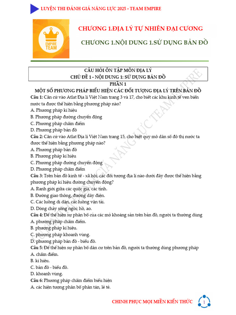 Chương 1.N I Dung 1.S D NG B N Đ | PDF