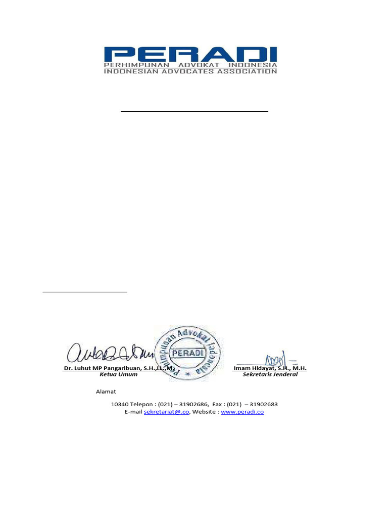 SK Lulus Ujian Advo | PDF