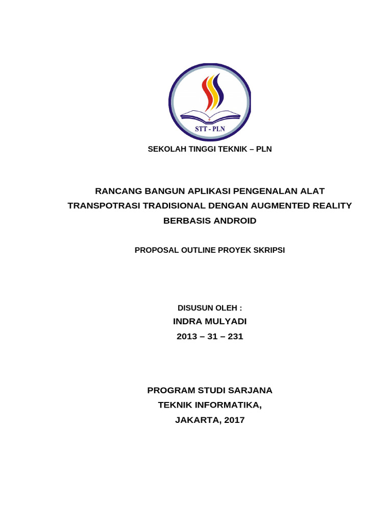 Proposal Skripsi Indra AR | PDF