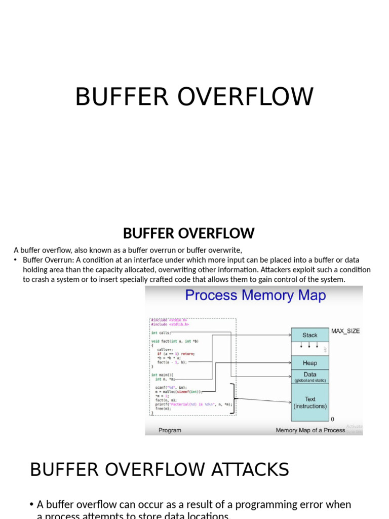 Buffer Overflow | PDF