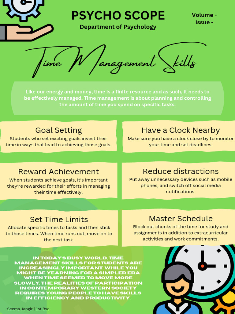 Time management poster | PDF