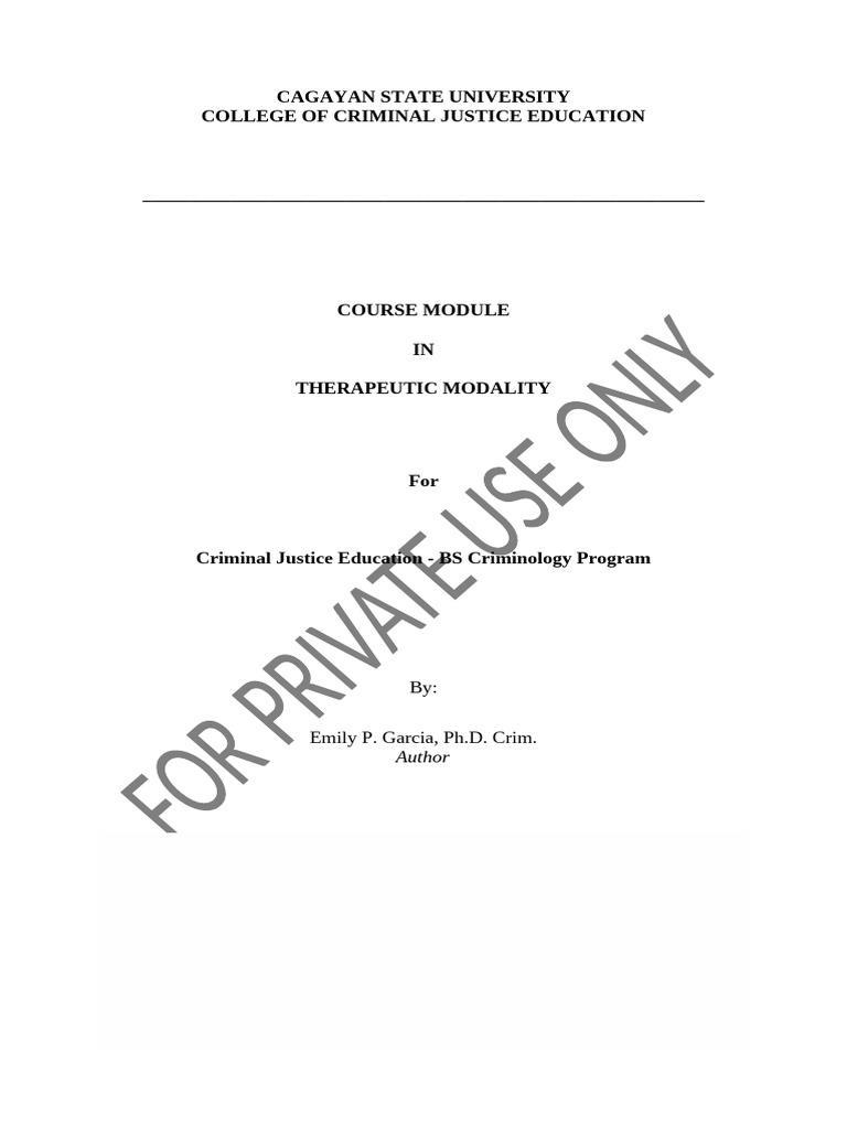 Module On Therapeutic Modality3 | PDF | Alcoholics Anonymous | Self ...