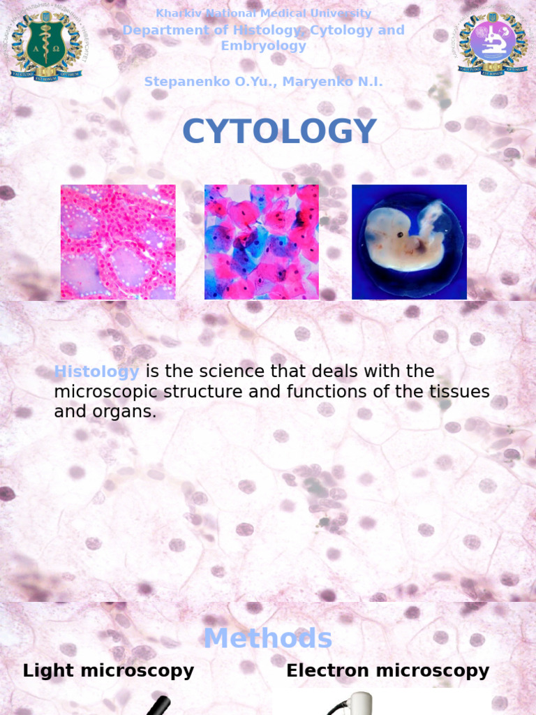 01 Cytology Presentation 2020 Pdf