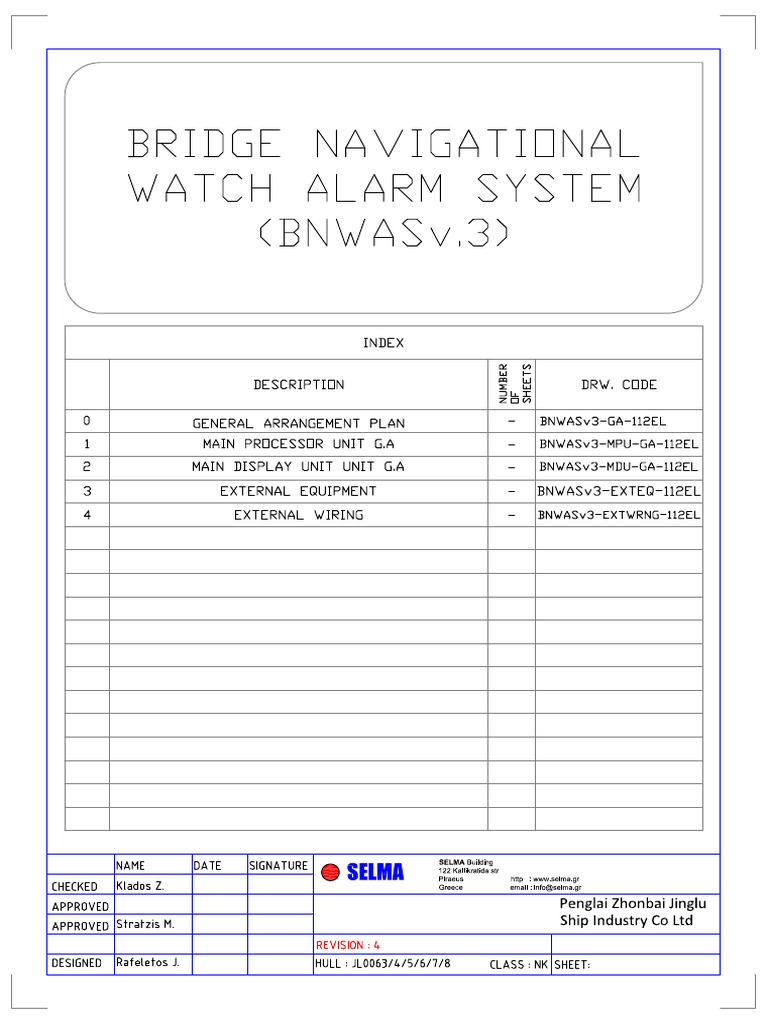 SELMA - BNWAS v.3 - REV4 | PDF