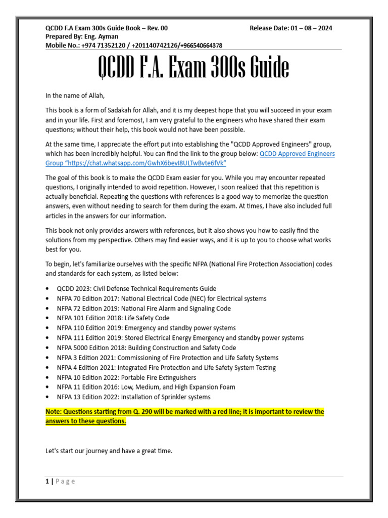 LN - Fa QCDD Guide | PDF