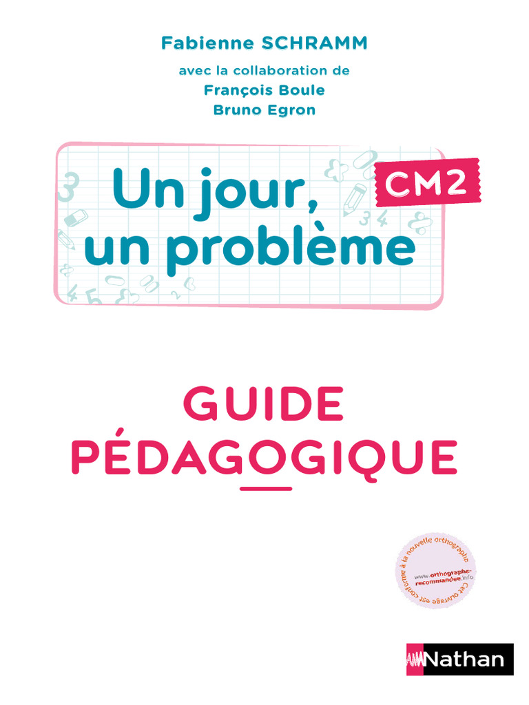 CM2 Un Jou Un Probleme Guide | PDF