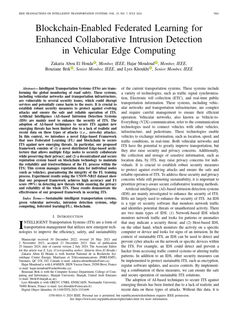 Blockchain-Enabled Federated Learning For Enhanced Collaborative Intrusion Detection in ...