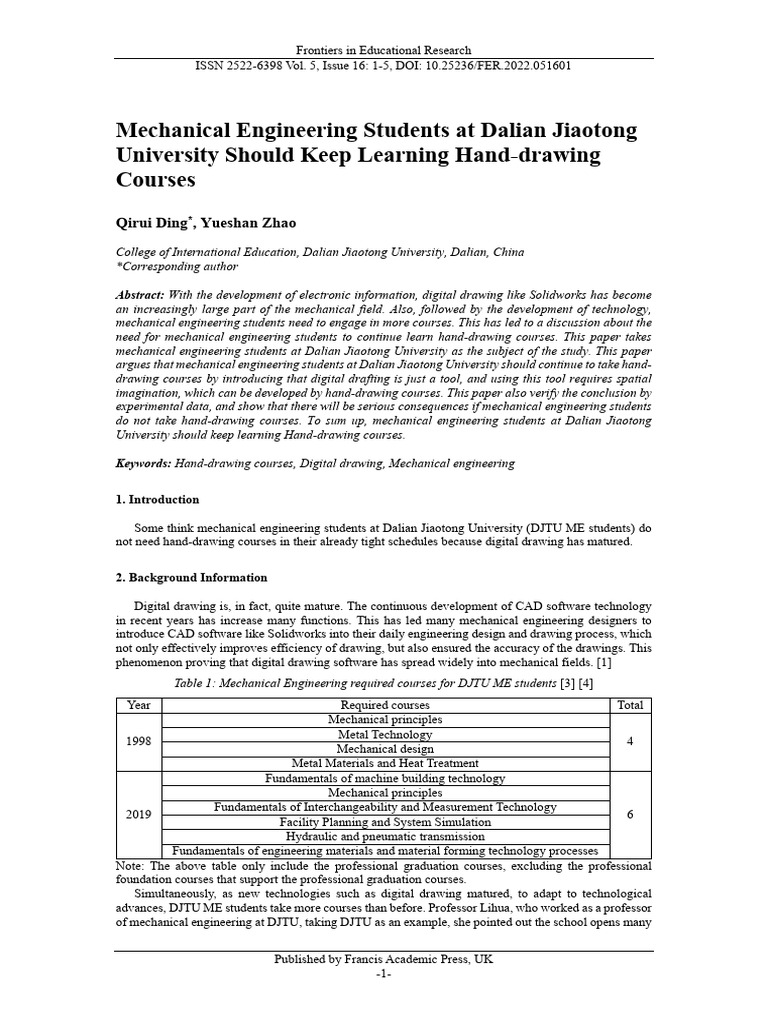 Mechanical Drawing | PDF