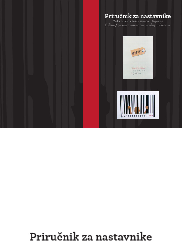 Prirucnik-Prevencija Trgovine Ljudima | PDF