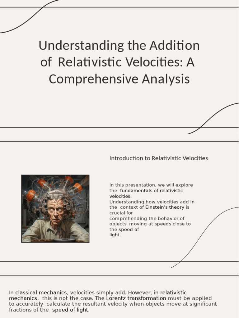 Addition of Relative Velocities | PDF