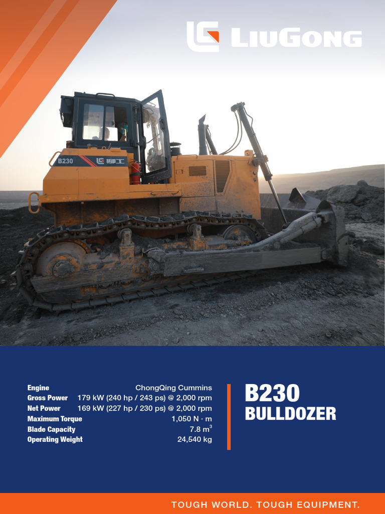 Dozer Liugong B230 Specification | PDF
