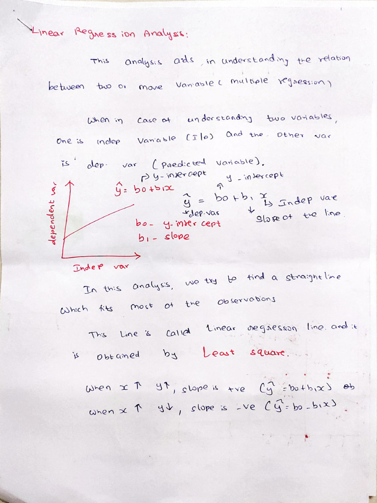 Linear Regression Analysis | PDF