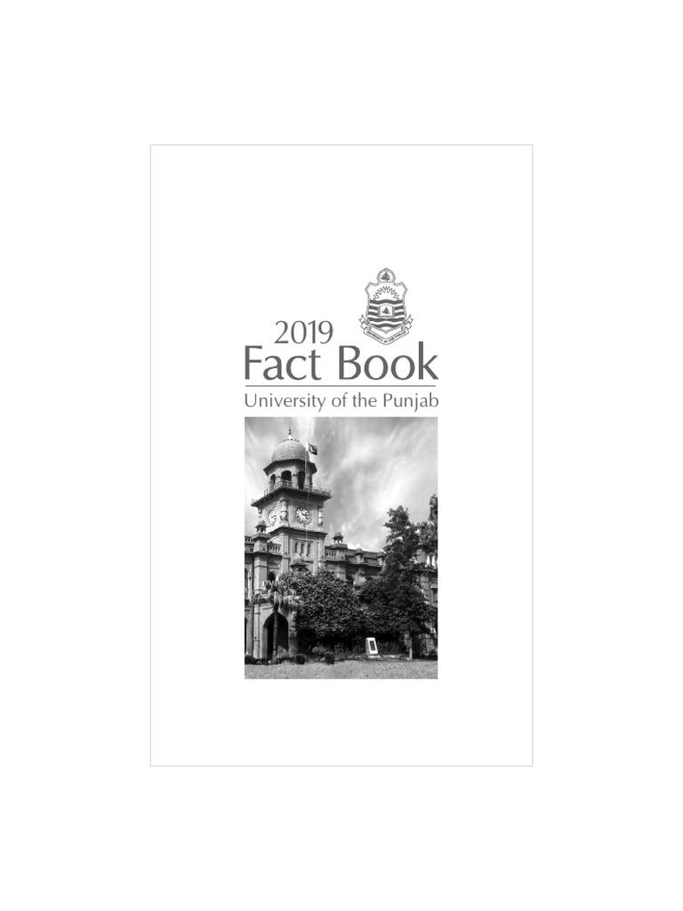Fact Book 2019 | PDF | Bachelor Of Science | Science & Mathematics