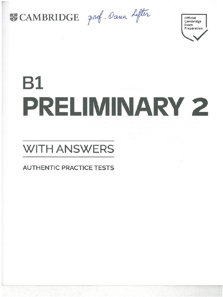 Doku.pub b1 Preliminary 2 | PDF
