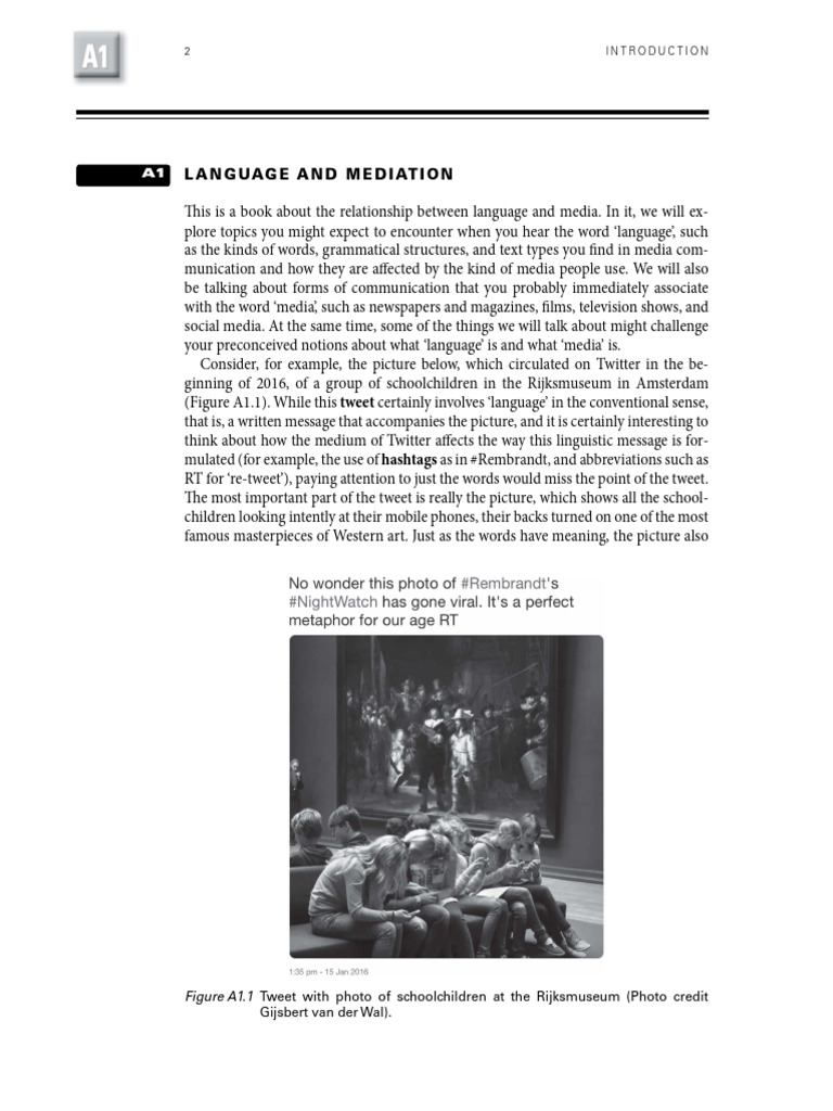 Language and Media | PDF