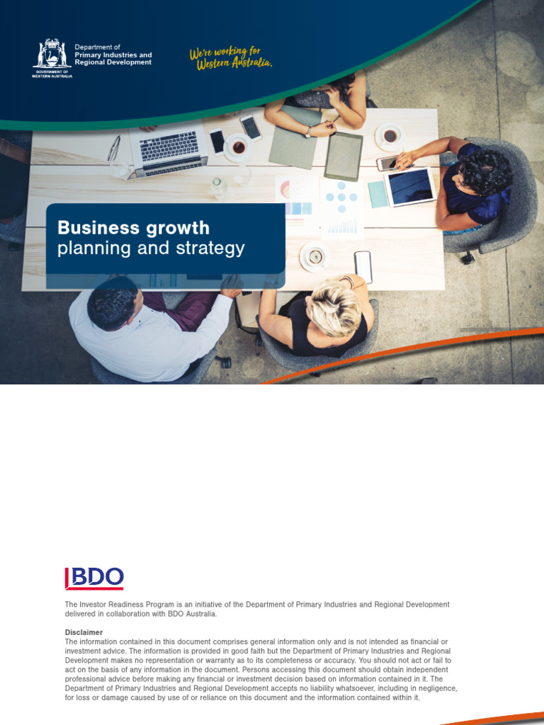 Business Growth Strategy Guide | PDF | Business Model | Competitive Advantage