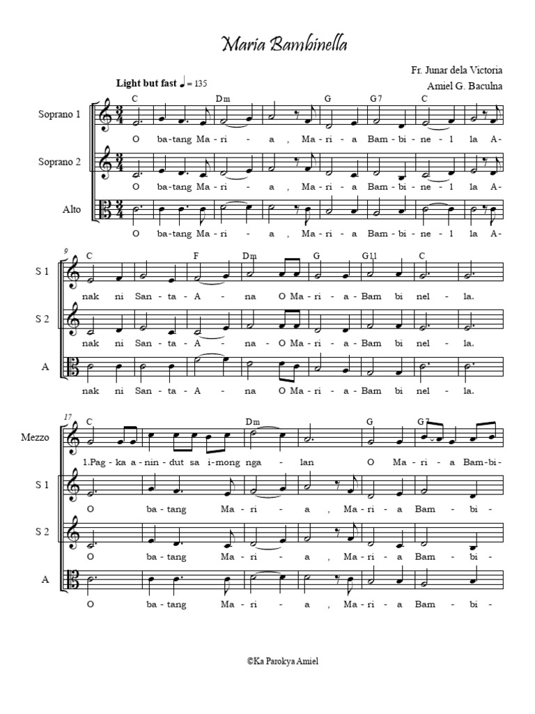Maria Bambinella 1 | PDF