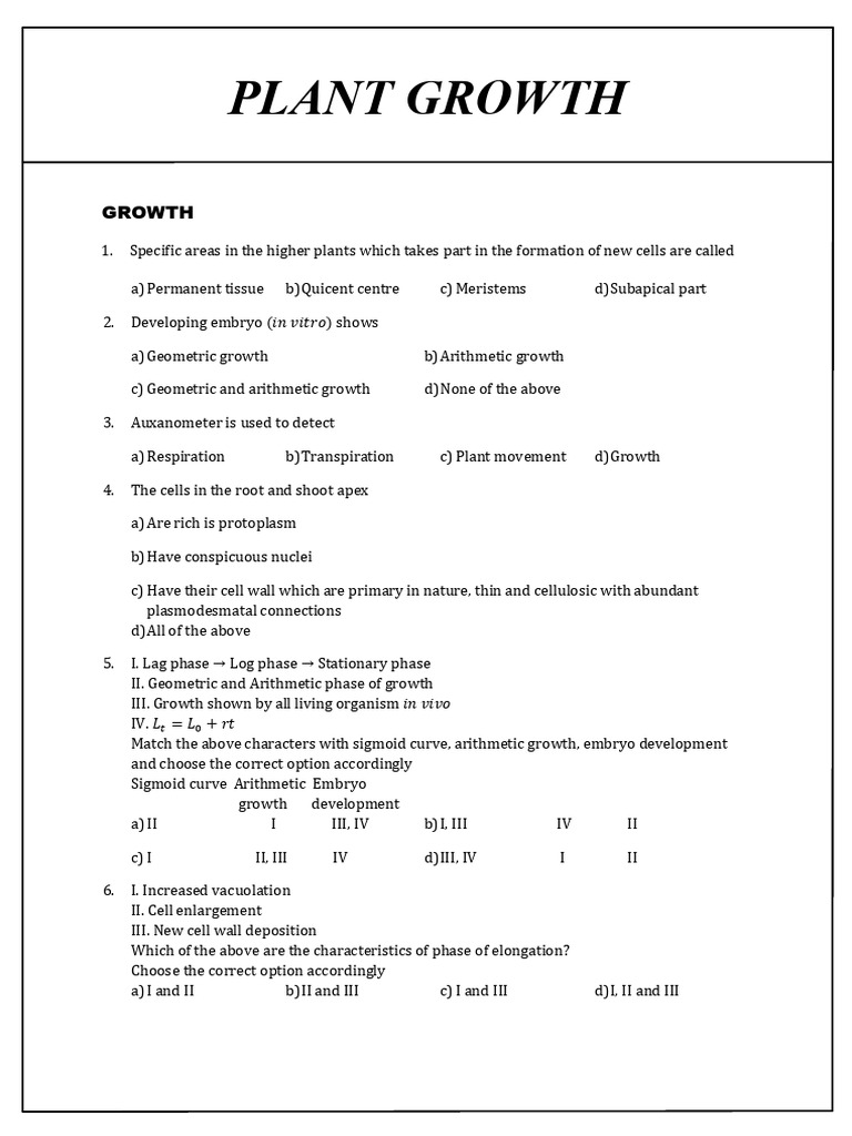 Plant Growth 95 Pdf Pdf Plant Hormone Auxin