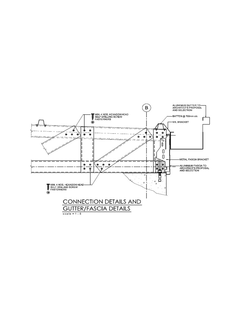 Gutter and Fascia Connection Detail | PDF