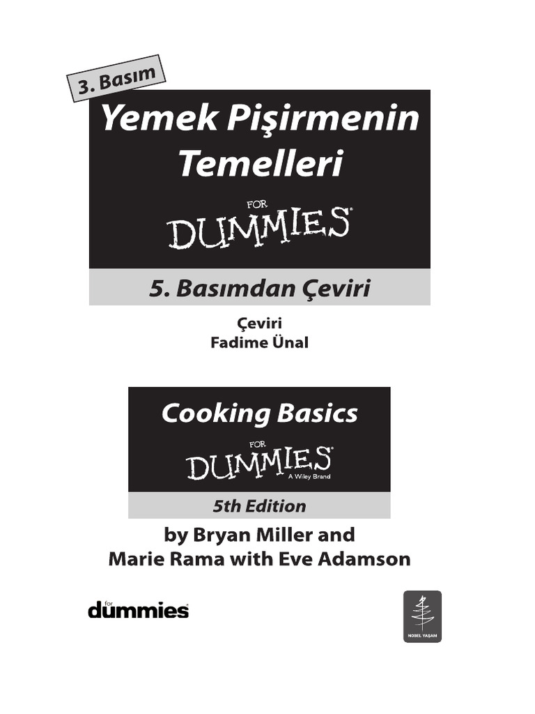 Cooking Basics For Dummies | PDF
