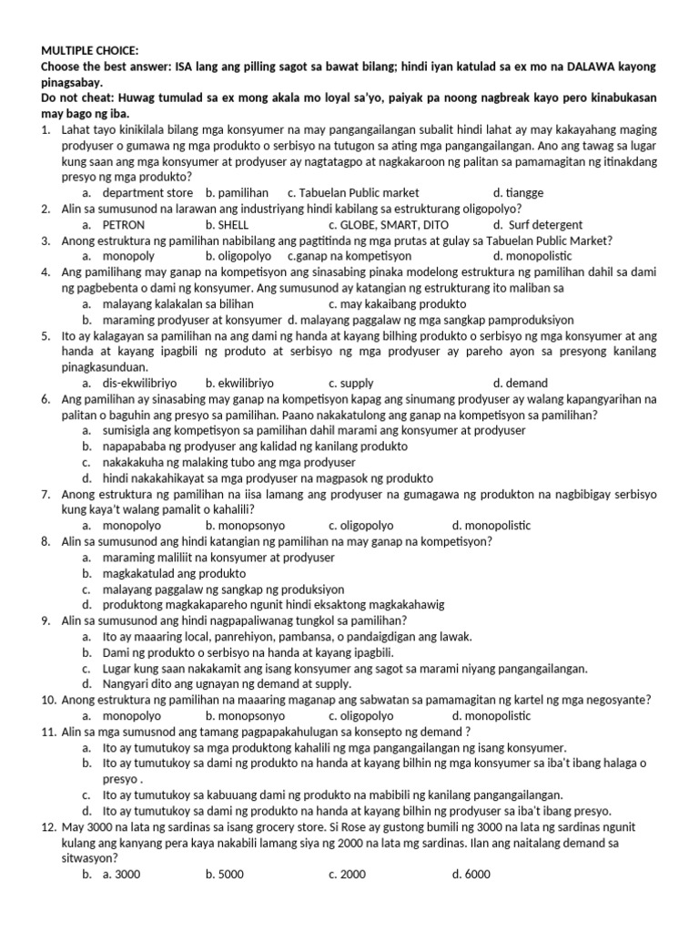 Araling Panlipunan 9 | PDF