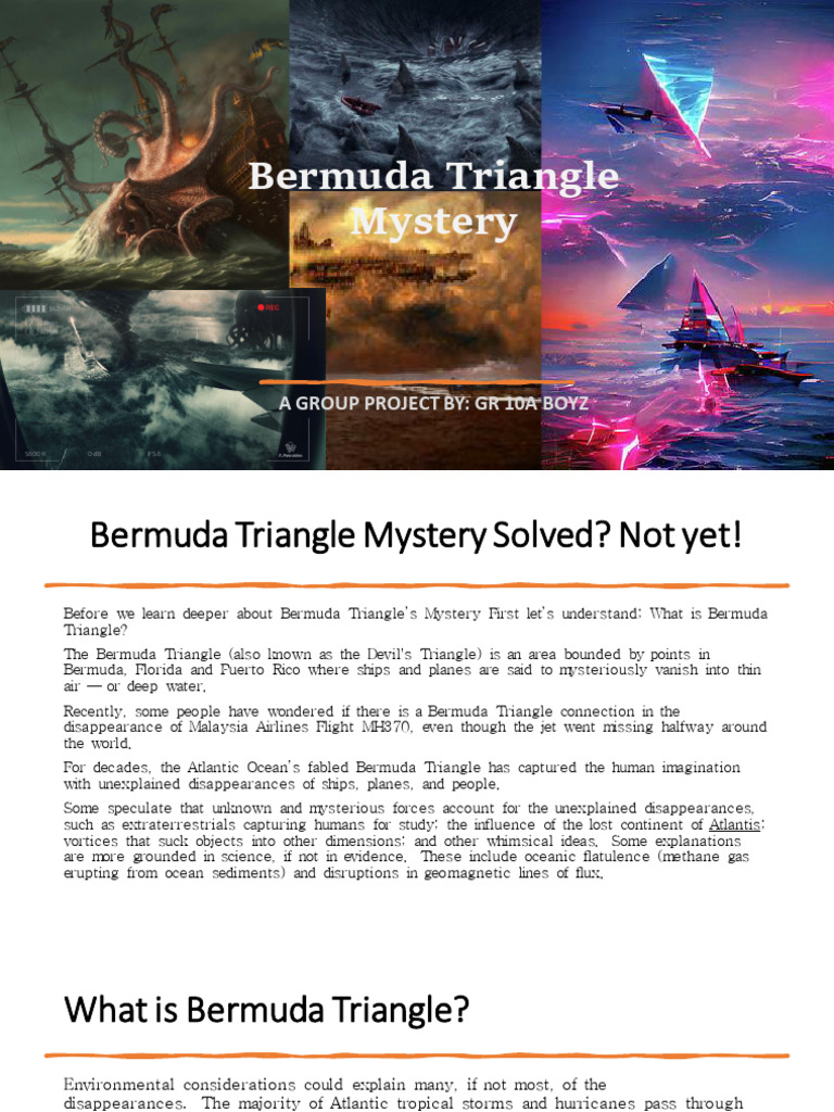 Bermuda Triangle: Myths and Facts | PDF | Physical Geography