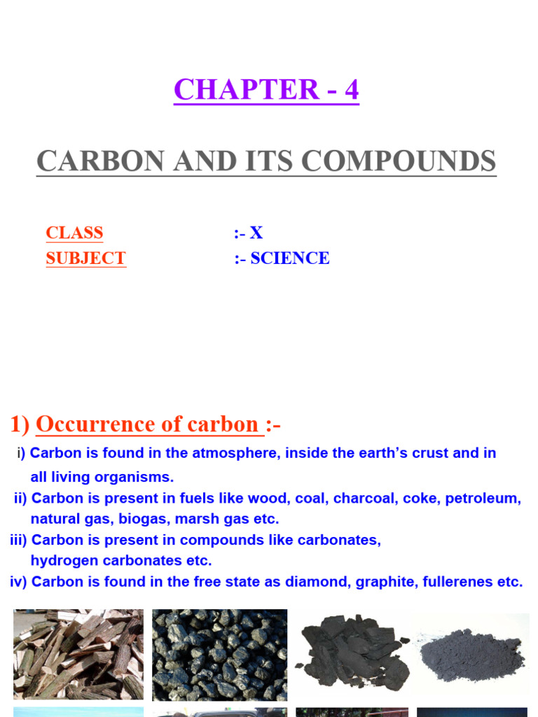 GR 10 Carbon and Its Compounds | PDF | Carbon | Chemical Bond