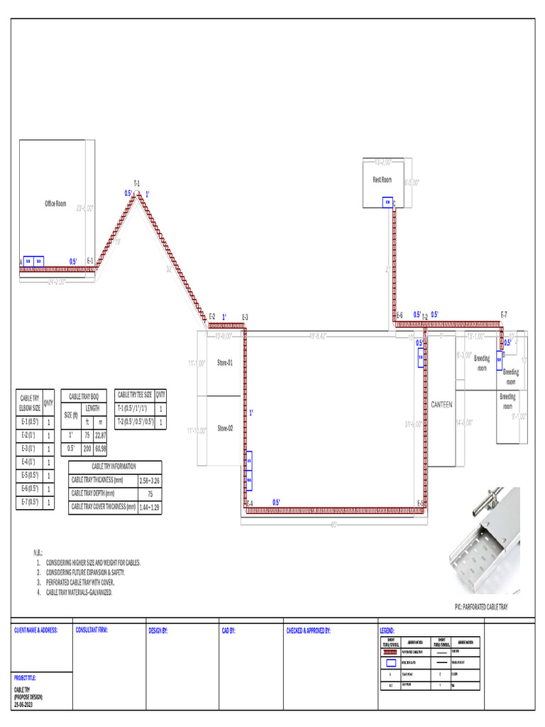 CABLE TRAY Design | PDF