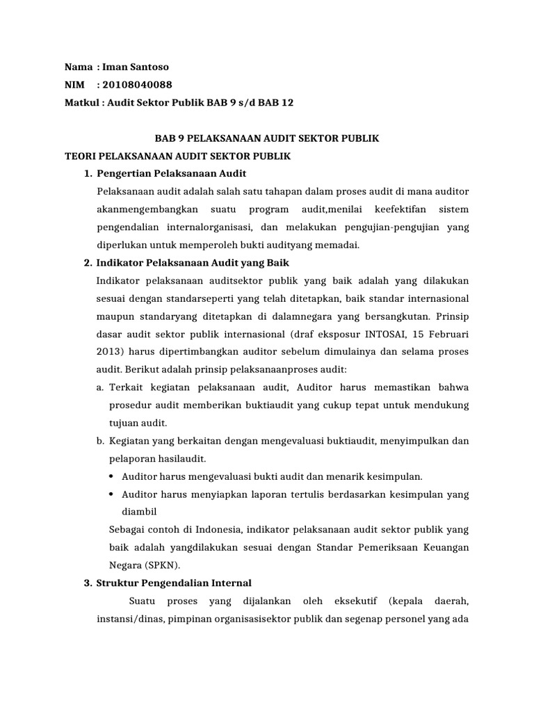 Iman Santoso - RMK 8 | PDF