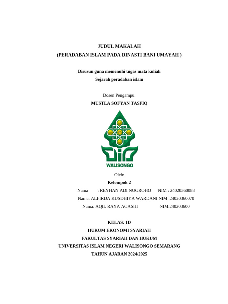 Reyhan Documen Penting | PDF | Sharia | Religion & Spirituality