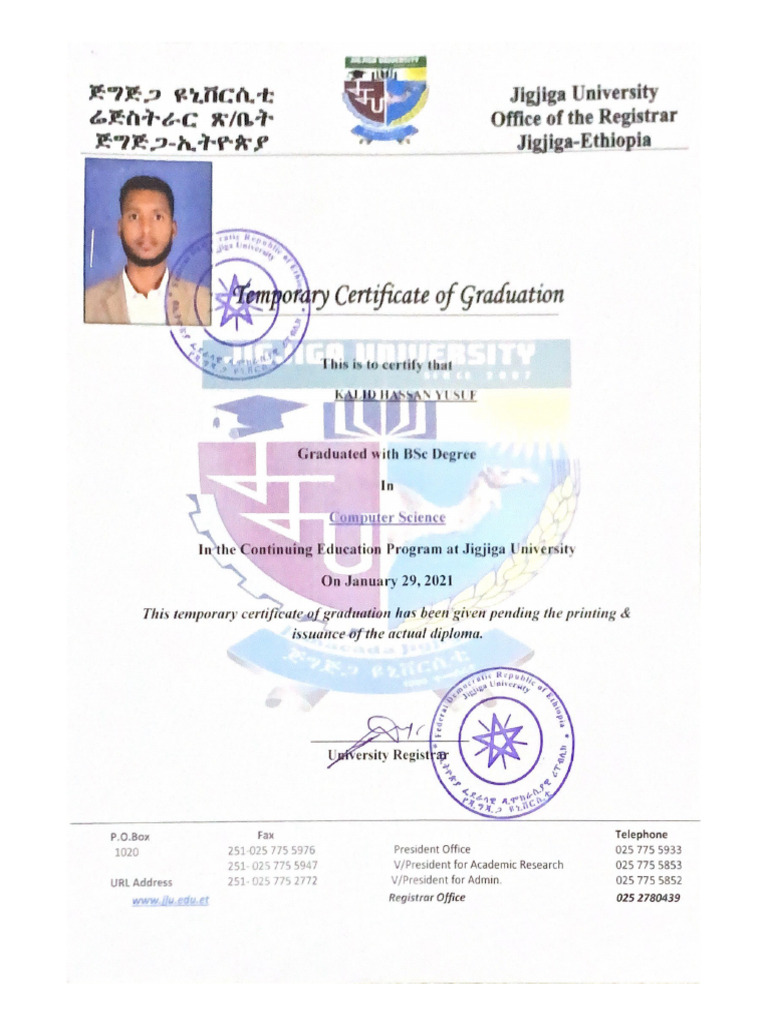 Jigjiga University | PDF