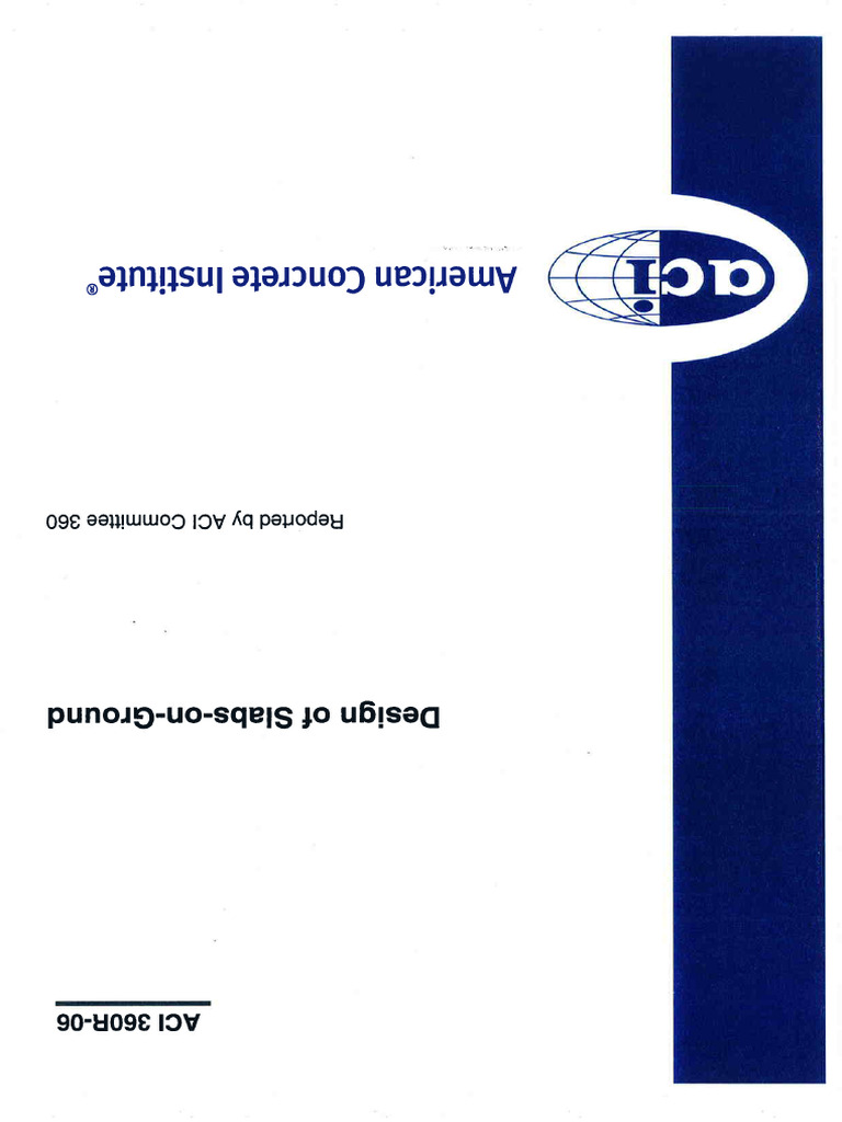 Standard,-ACI-360R-06 | PDF