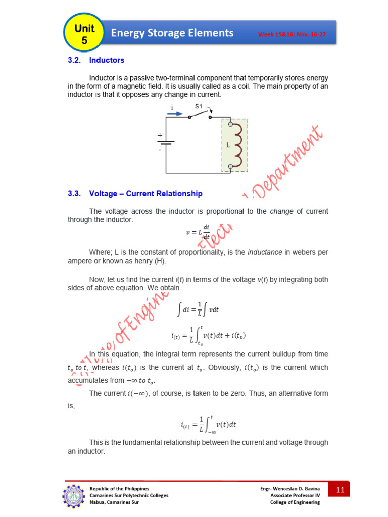 Inductor Module 2023 | PDF