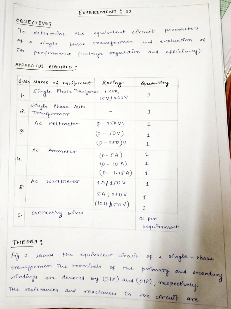 Experiment 2 (Electric Machine) | PDF
