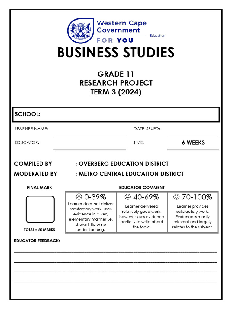 GR 11 BSTD 2024 Research Project Eng Final 3 | PDF