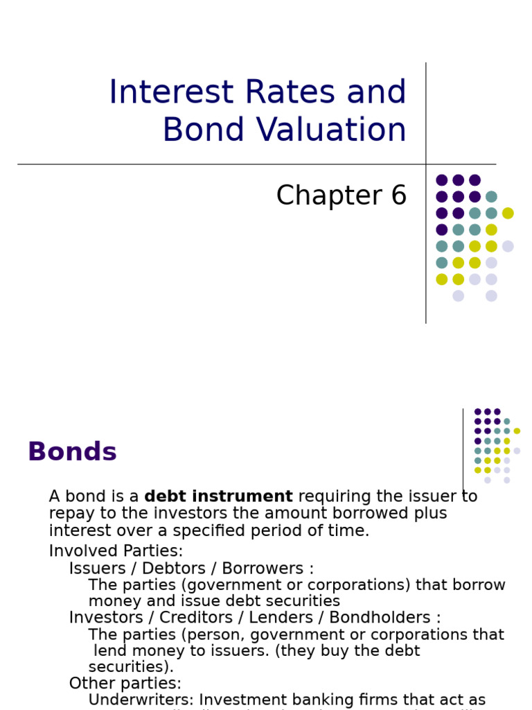 6. Interest Rates and Bond Valuation | PDF
