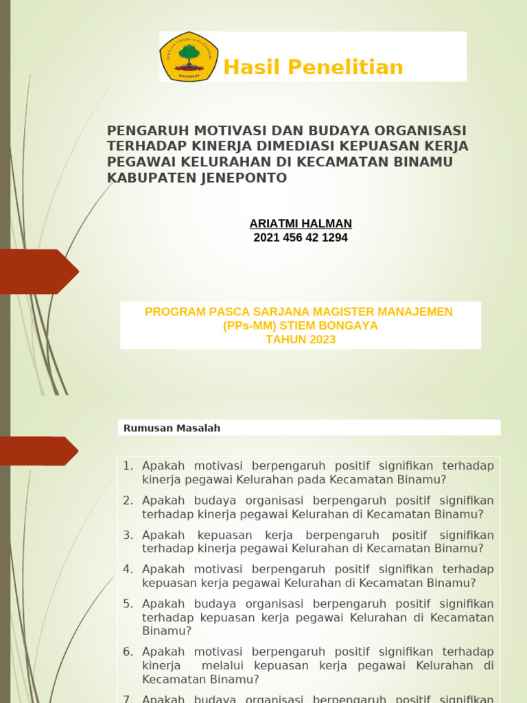 Persentase Hasil | PDF