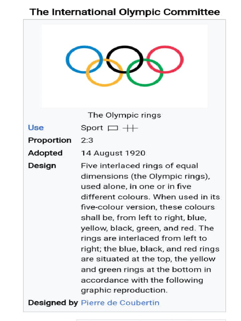 Olympic Flag | PDF