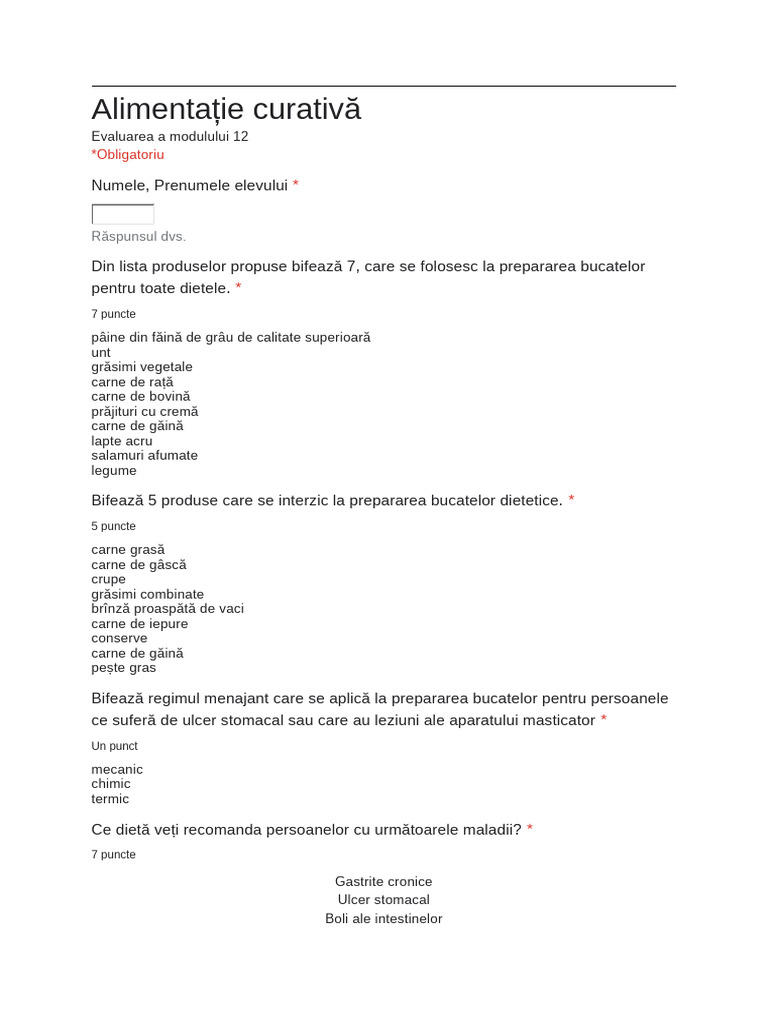 Evaluarea Modulului | PDF