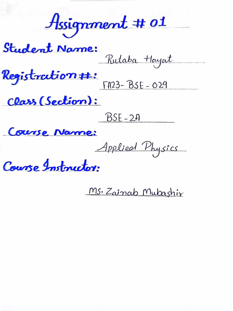 AP Assignment No 1 | PDF