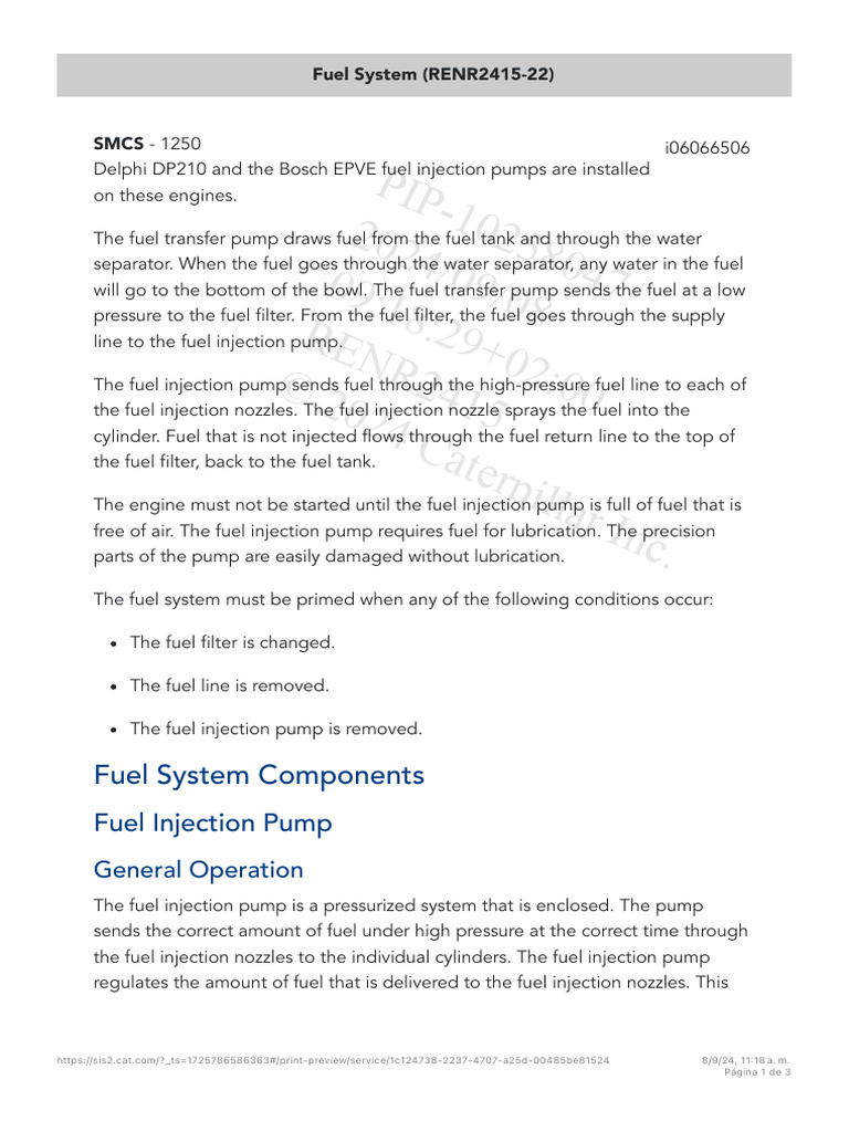 Fuel System | PDF