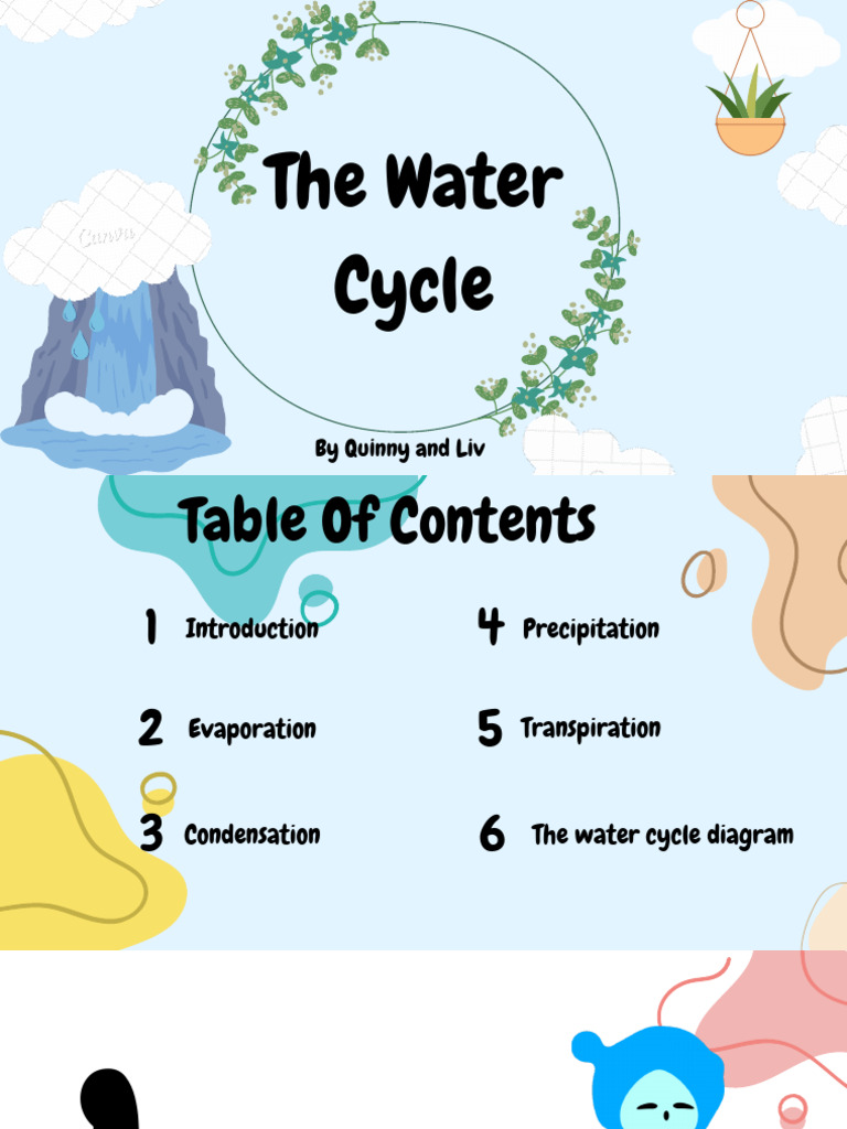 The water cycle cute presentation for Year 7 cambridge | PDF