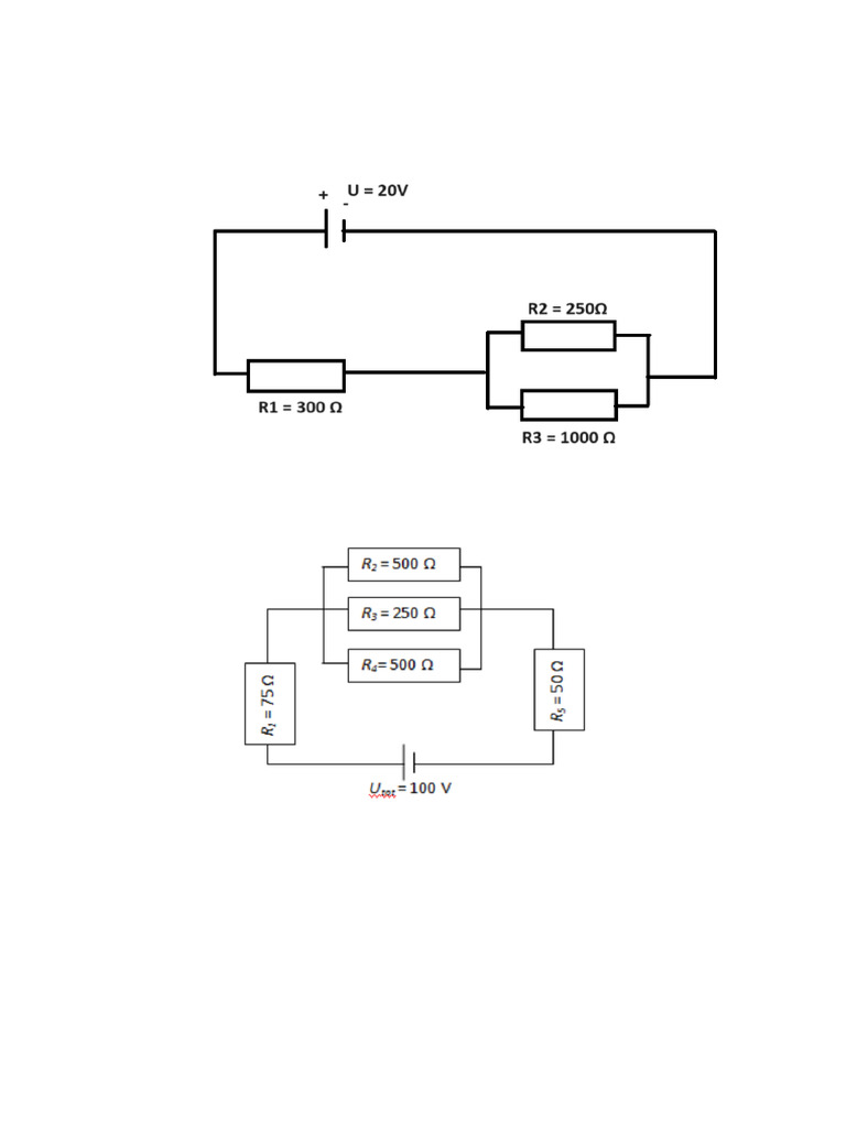 Extra Oefeningen Gemengde Schakelingen | PDF