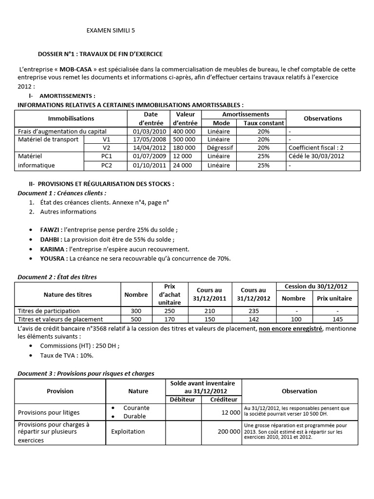 Examen Simili 4 | PDF
