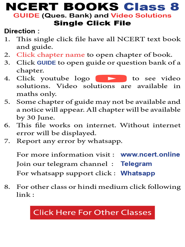 Work Sheet Class 8 | PDF