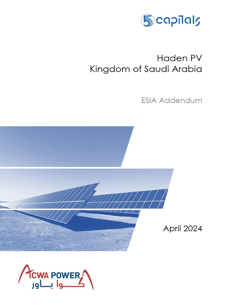 Haden-Pv Esia-Addendum v10 | PDF