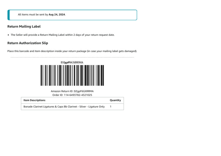 Online Return Center 10 | PDF